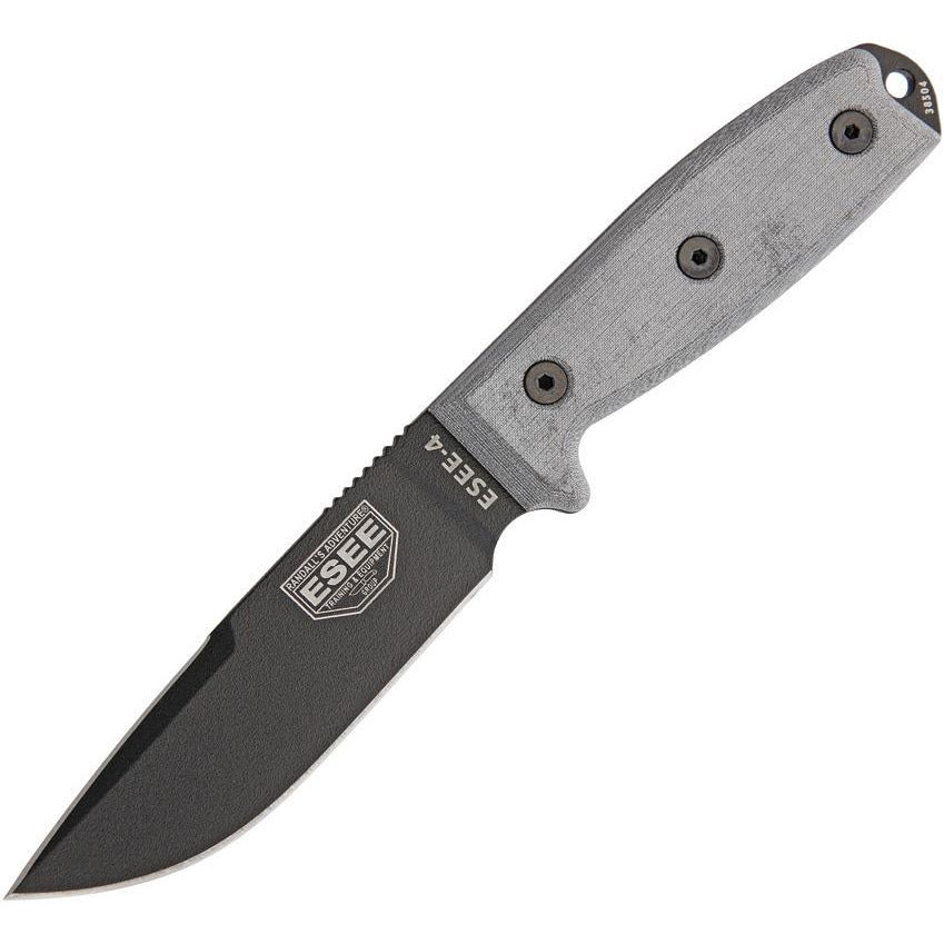 ESEE Model 4 Carbon Plain ESEE-4P-CP-B