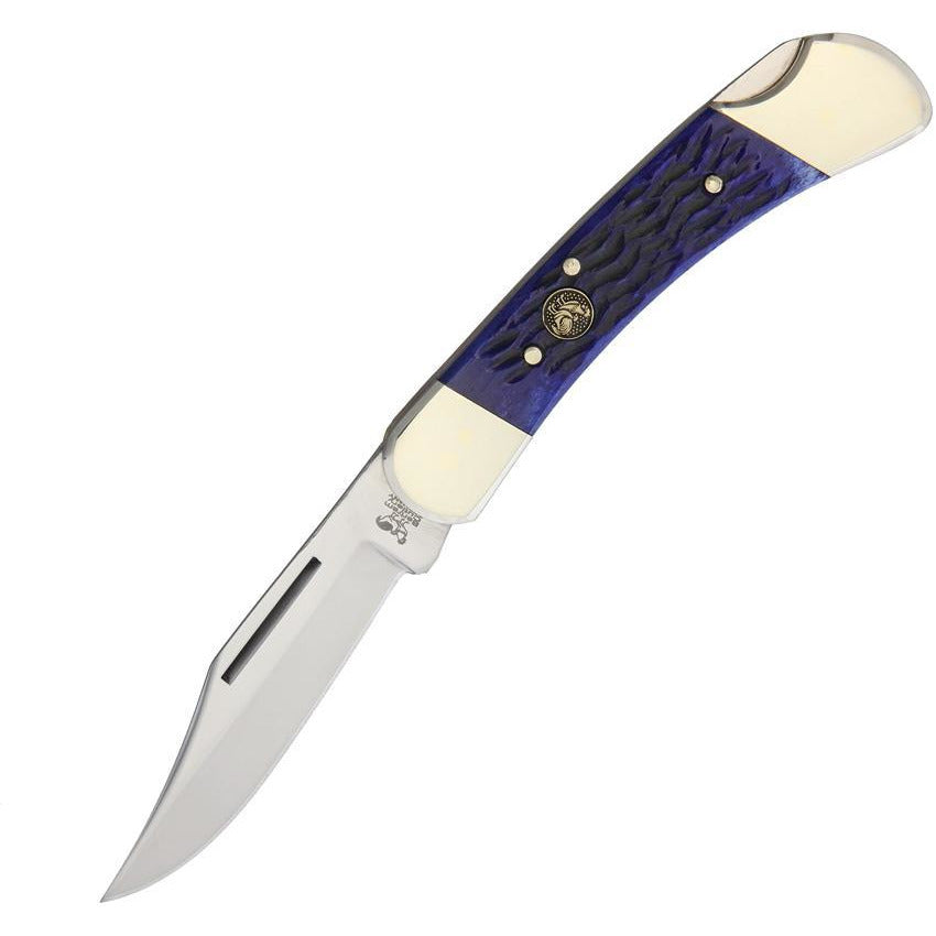 Hen & Rooster Lockback Blue Pick Bone 361-BLPB
