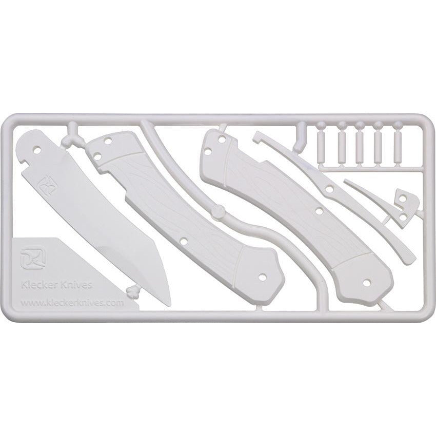 Klecker Knives Trigger Knife Kit White TG-13 WHT