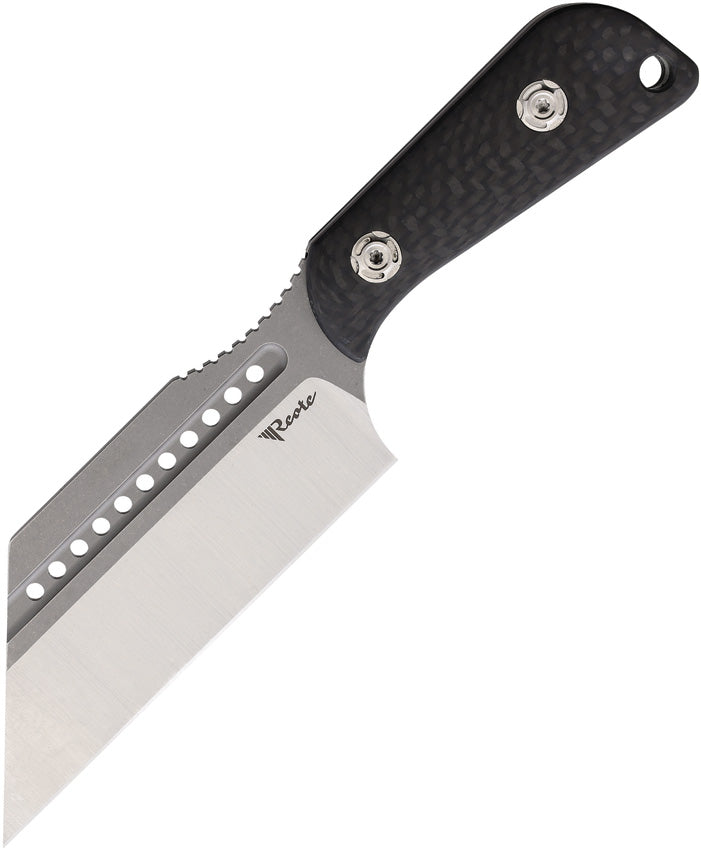 Reate Knives Tibia Stonewashed CF REA103 TIBIA SW CF